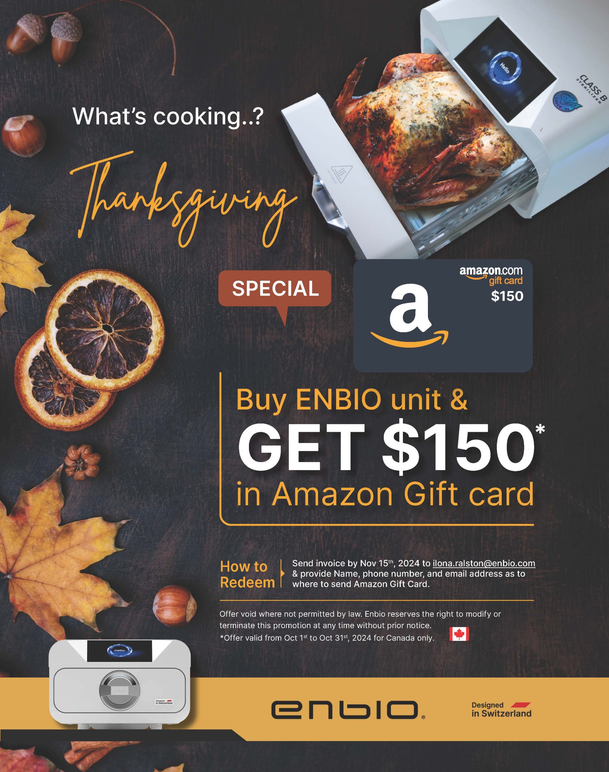 Enbio S Fully Automatic Class B Steam Autoclave - AdvanTech Sterilizers