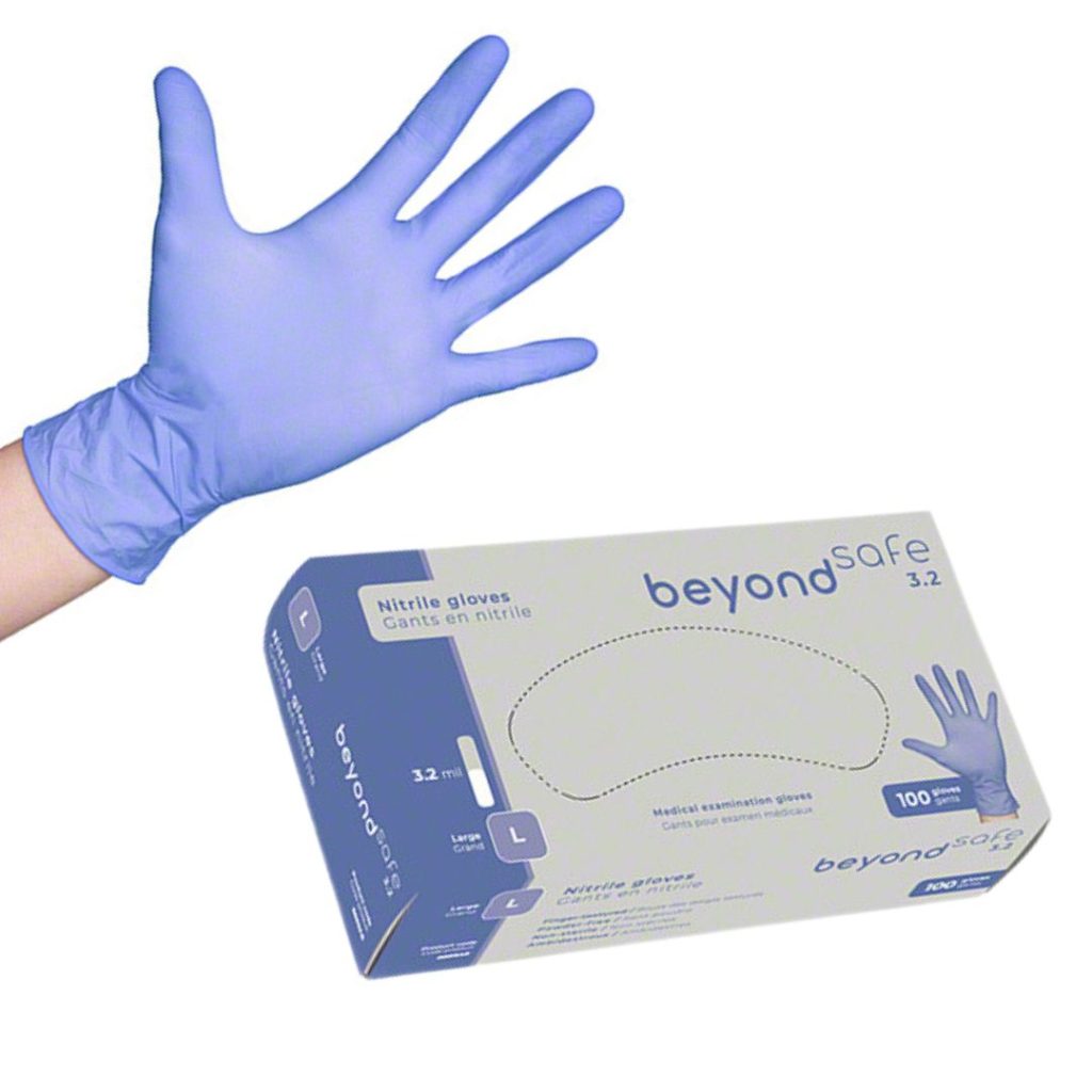 Aurelia Beyond Safe Medical Grade Nitrile Exam Gloves Box/100 - AdvanTech Sterilizers